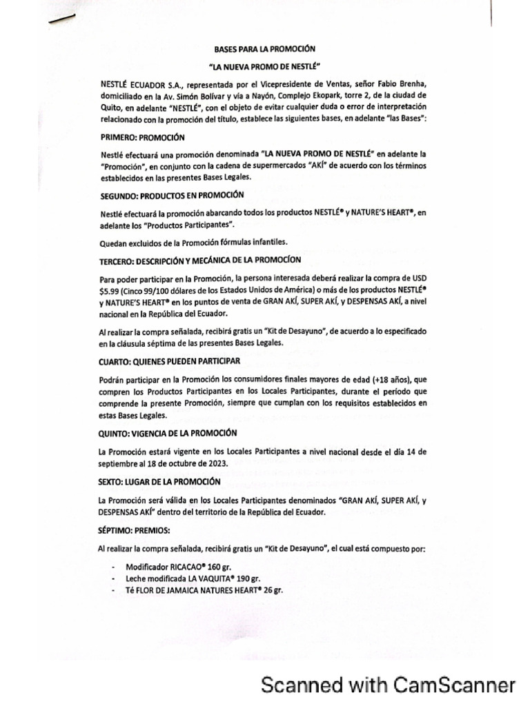 La Nueva Promo de Nestle Aki | PDF