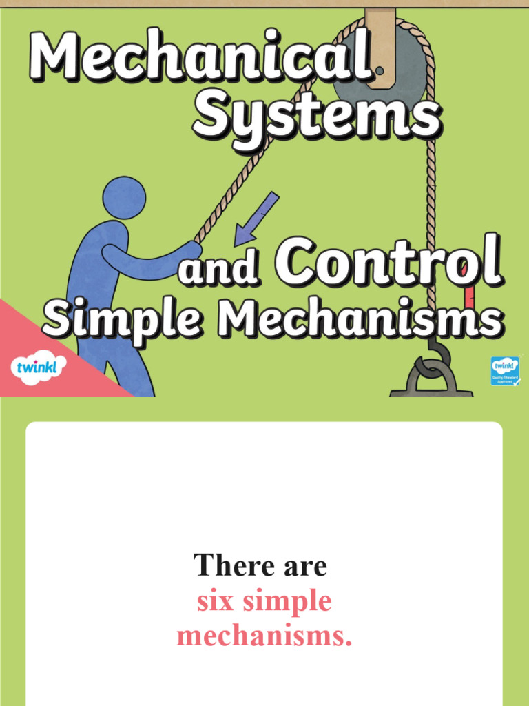 Za NST 1675851757 Mechanical Systems and Control Simple Mechanisms ...