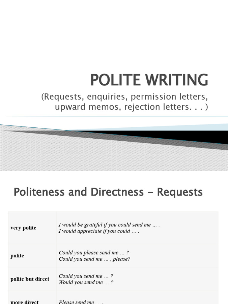Polite Writing | PDF | Testimony | Human Communication