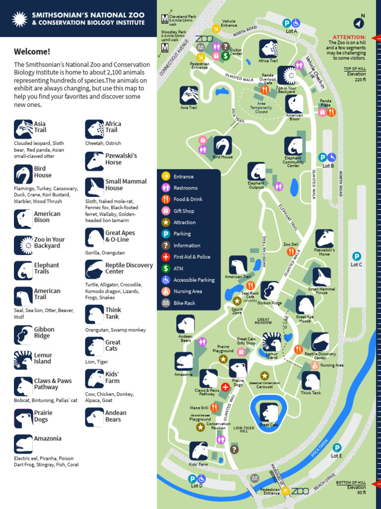 ZOO Map December 2023 1 | PDF | Organisms