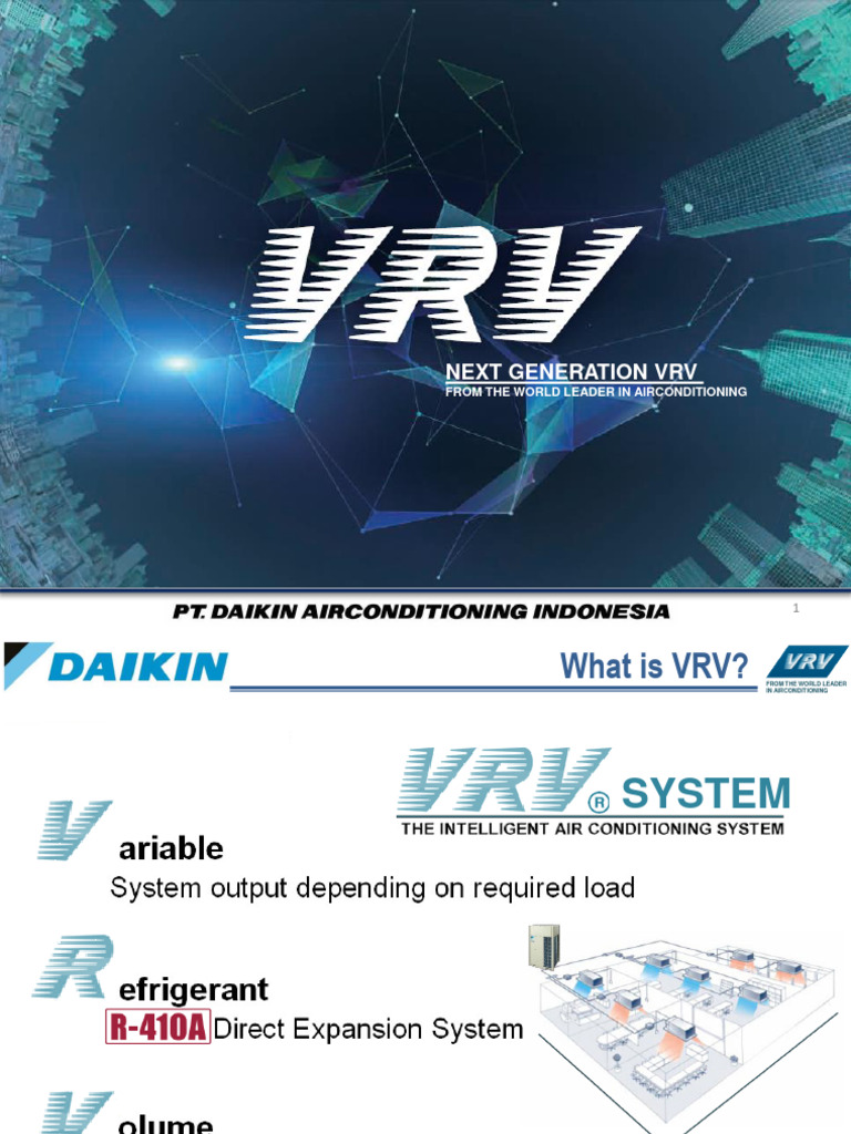 VRV General Knowledge | Download Free PDF | Air Conditioning | Water ...