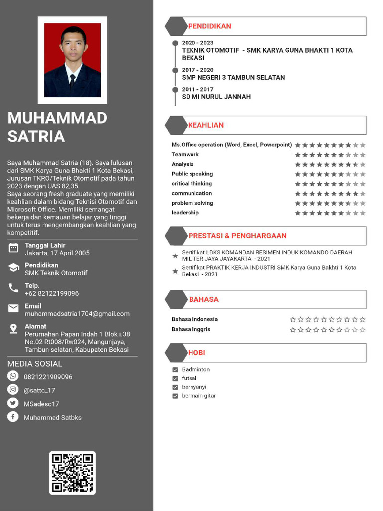 Lamaran PT AMG | PDF