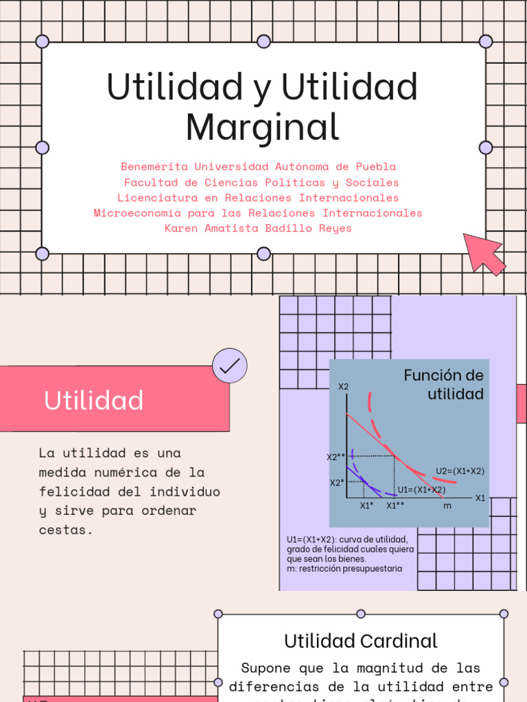 Utilidad y Utilidad Marginal Microeconomía | PDF | Utilidad | Microeconomía