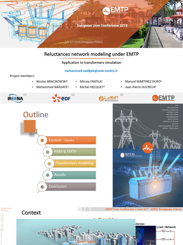 Reluctance Network Method Under EMTP | PDF