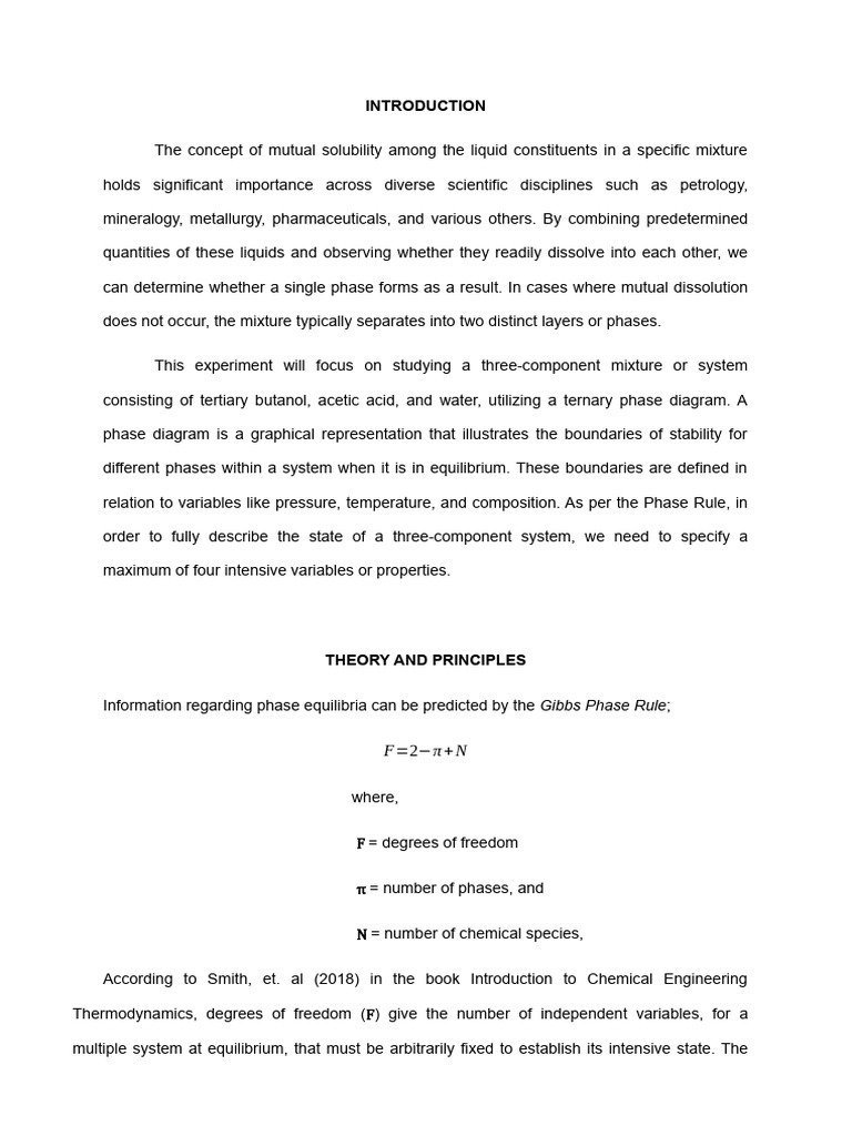 TPD Partial Paper | PDF | Phase (Matter) | Phase Rule