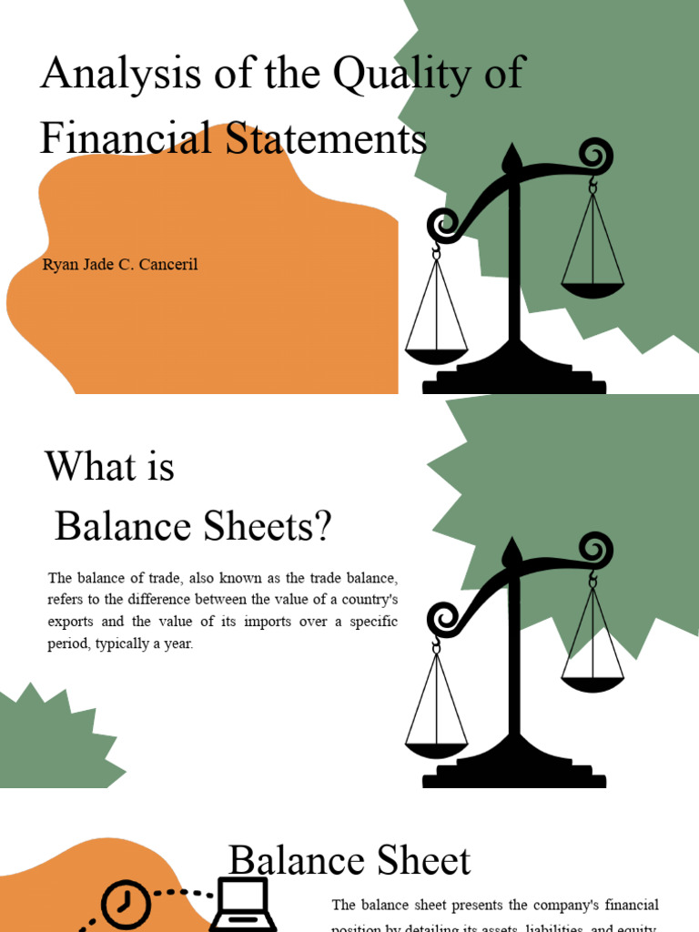 Quality of FS | PDF | Balance Sheet | Income Statement