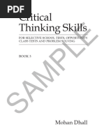 HAST Sample Abstract Reasoning Year 7 | PDF