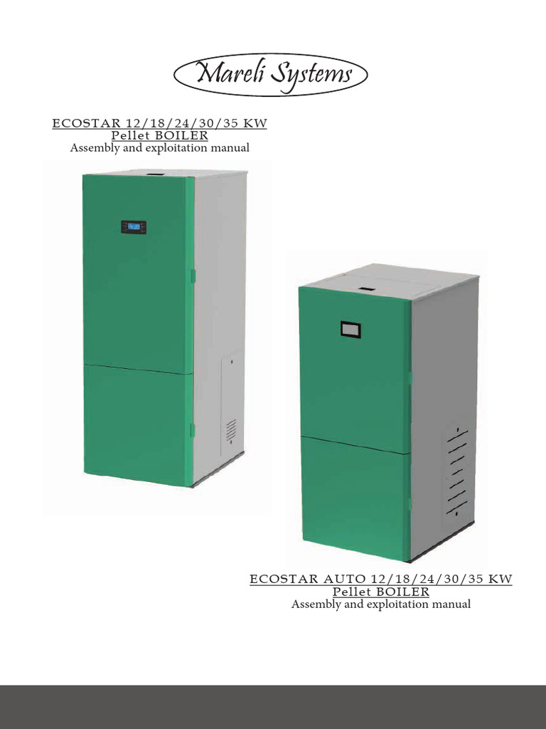 Ecostar Ecostar Auto Eng S | PDF | Boiler | Combustion
