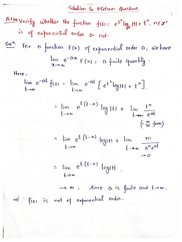 Solution TC - Mid-Sem | PDF