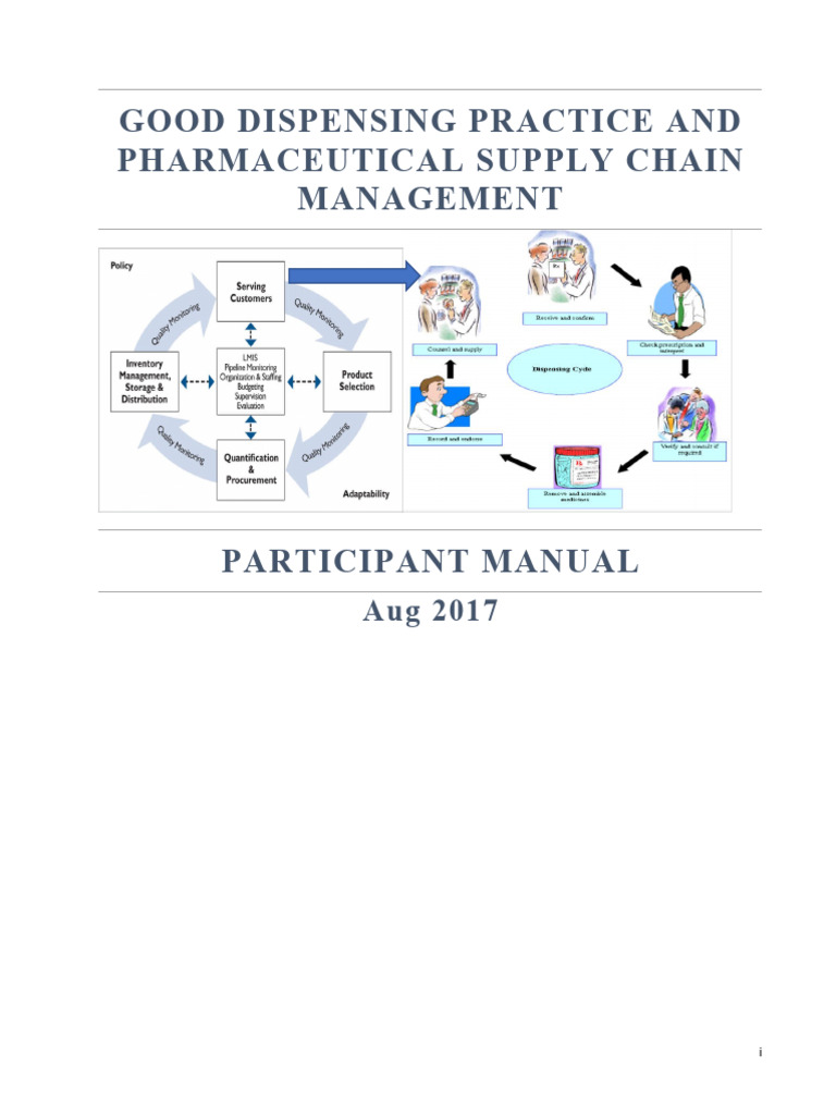 GDP Participant Manual. | PDF | Pharmacy | Supply Chain Management