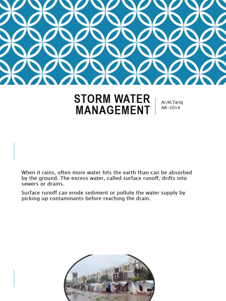 Storm Water Management 1 | PDF | Stormwater | Surface Runoff