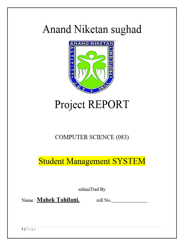Computerscience Project 2 Pdf Databases Python Programming Language 0949