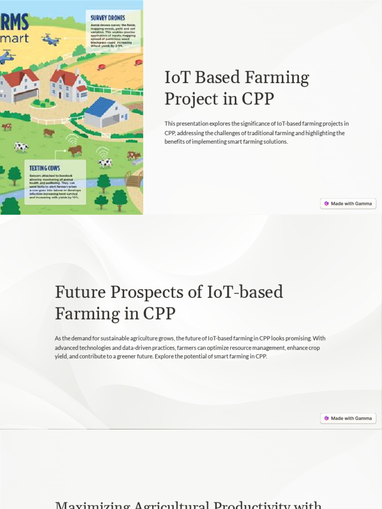 IoT Based Farming Project in CPP | PDF | Agriculture | Internet Of Things IoT Based Farming Project in CPP | PDF | Agriculture | Internet Of Things