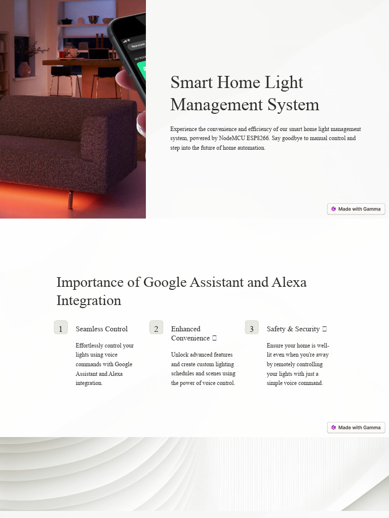 Smart Home Light Management System | Download Free PDF | Home ...