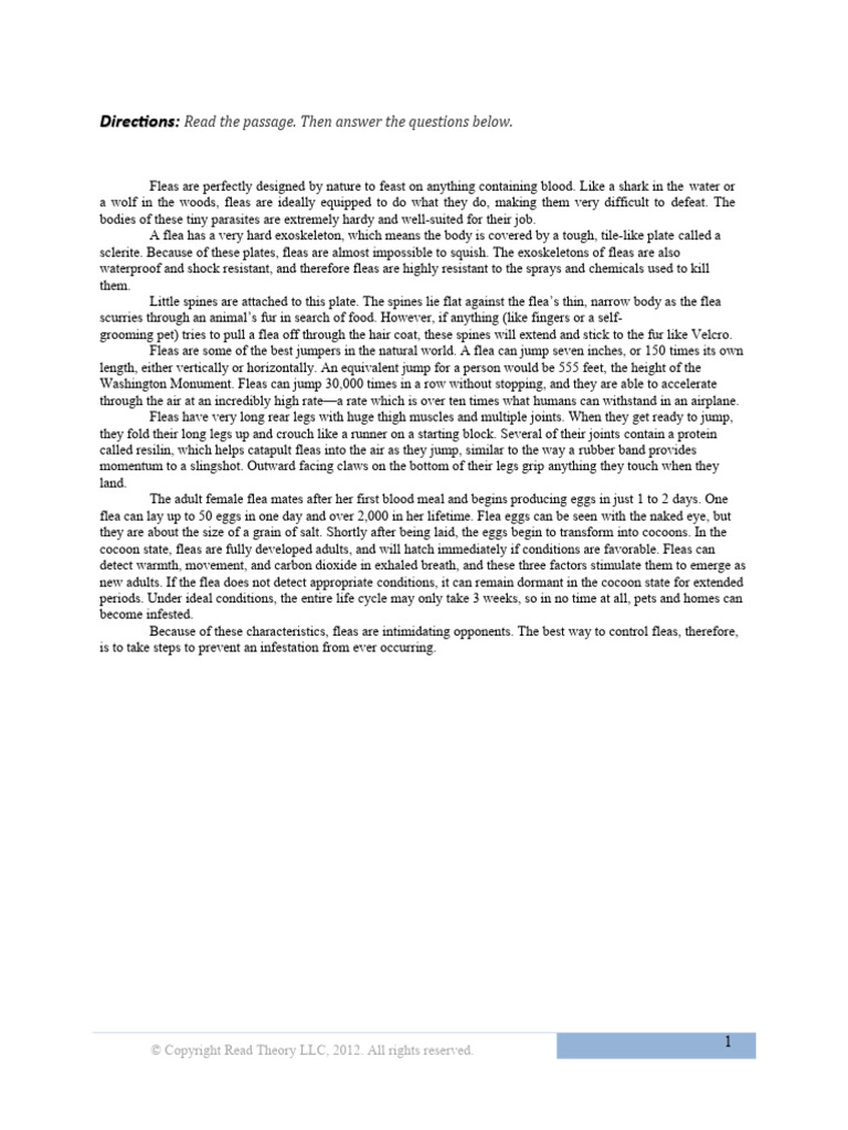 Level 7 Passage 1 | PDF