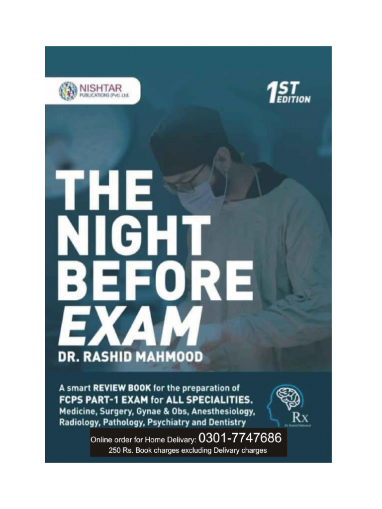 The Night Before Exam 2024 | PDF