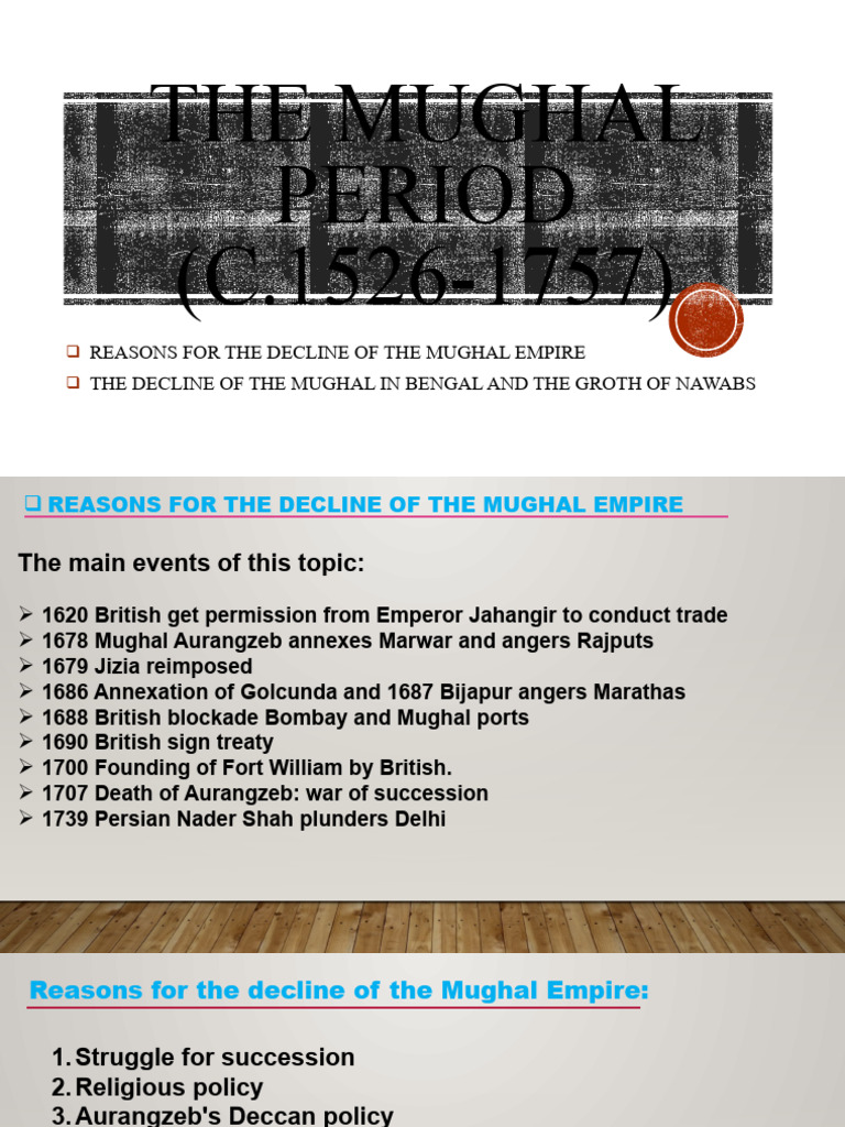 The Mughal Period | PDF | Mughal Empire | South Asia