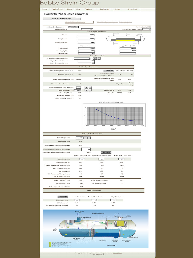 Horizontal Settler | PDF | Drop (Liquid) | Continuum Mechanics