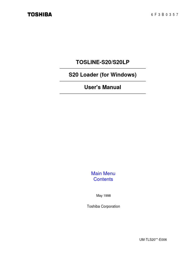 Toshiba - PLC - S-LS Loader | PDF | Window (Computing) | Button (Computing)
