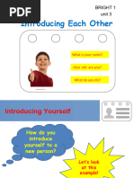 Self and Family Introduction Guide | PDF | Lifestyle