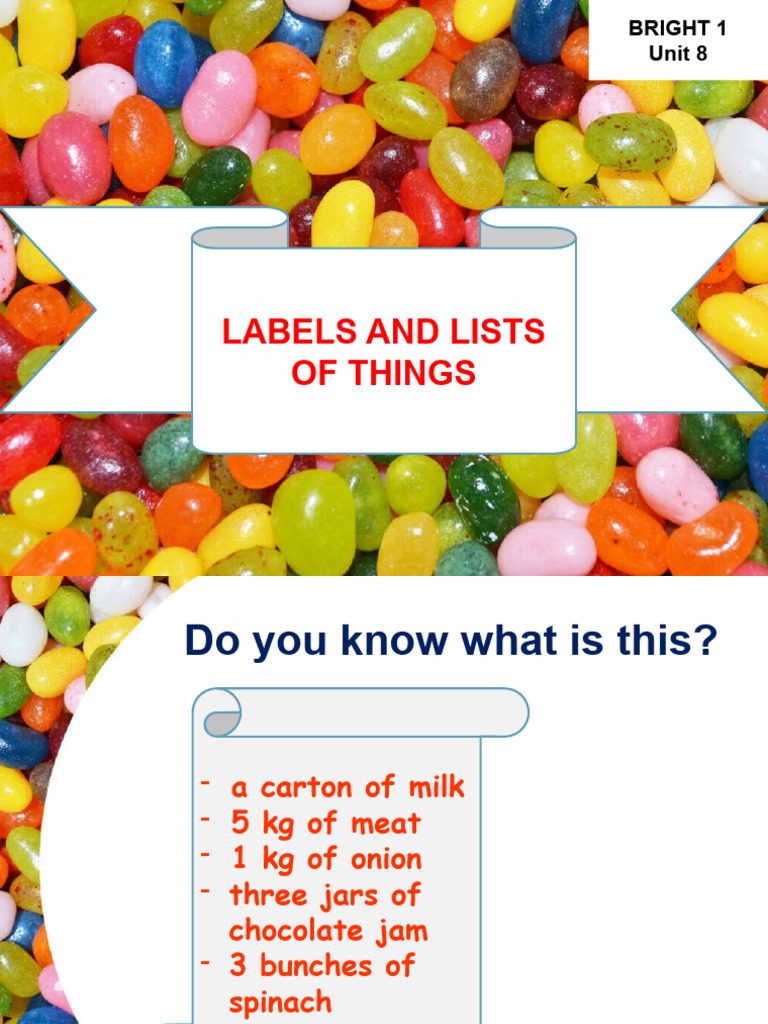 Labels, Lists, and Noun Usage Guide | PDF | Plural | Noun