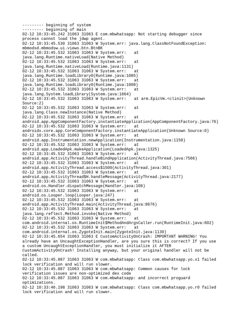 Logcat | PDF | Java (Programming Language) | Computing