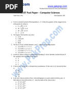 NUST NET Past Papers 2025 Pls | PDF | Multiplication | Mathematics