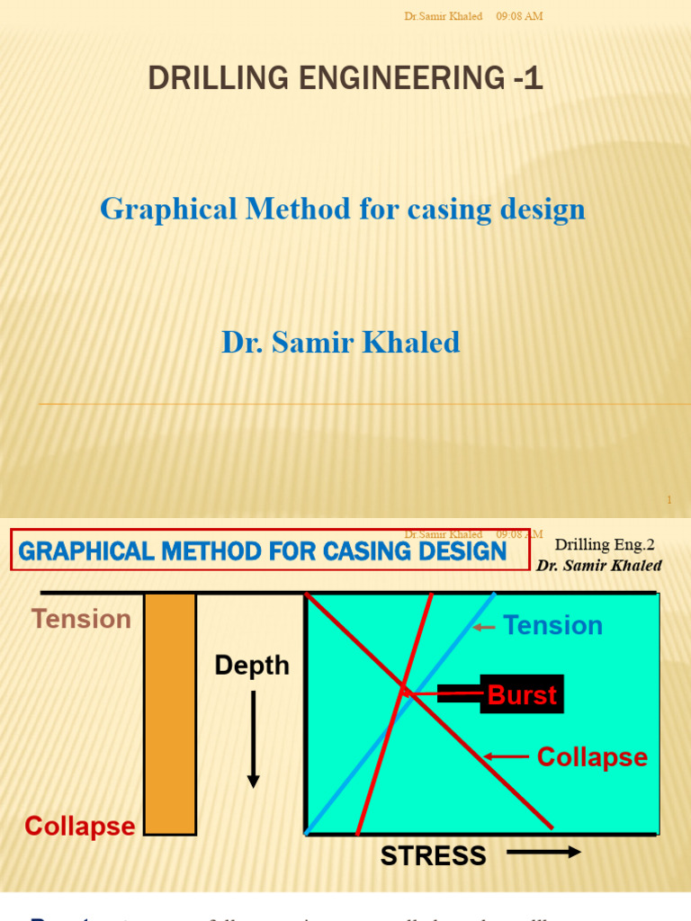 Graphical Method For Casing Design | PDF | Casing (Borehole) | Pressure