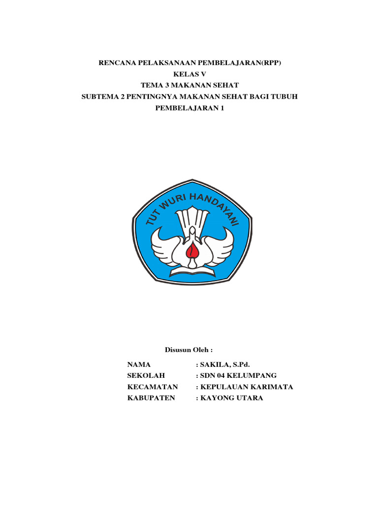 RPP KELAS 5 SAKILA (Oke) | PDF