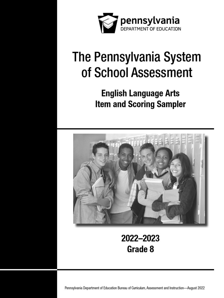 2022 Pssa Iss Ela Grade 8 | PDF | Multiple Choice