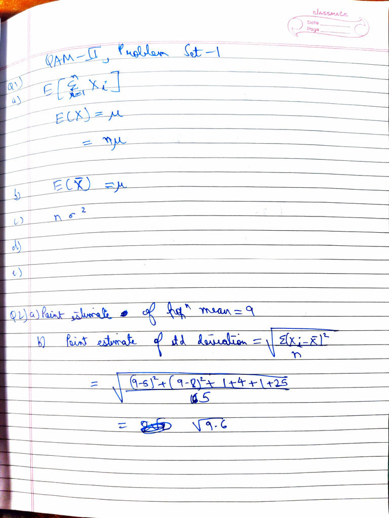 QAM Problem Set | PDF