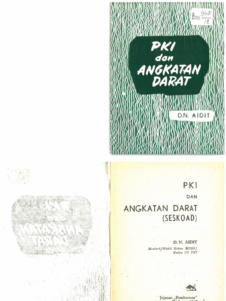 Aidit (1963) - PKI Dan AD | PDF