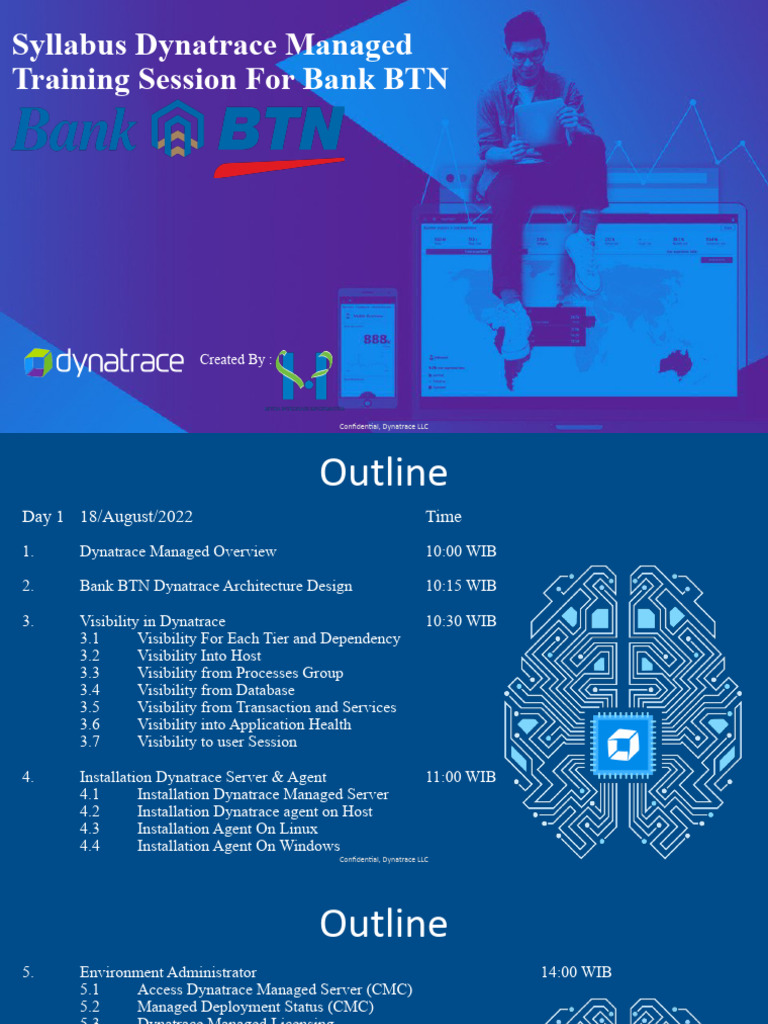 Syllabus Dynatrace Managed Training Bank BTN | PDF | World Wide Web | Internet & Web