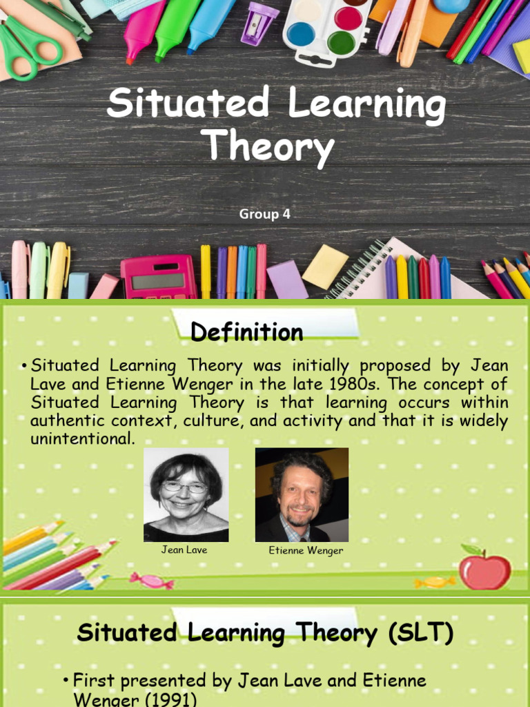 Situated Learning Theory. | PDF