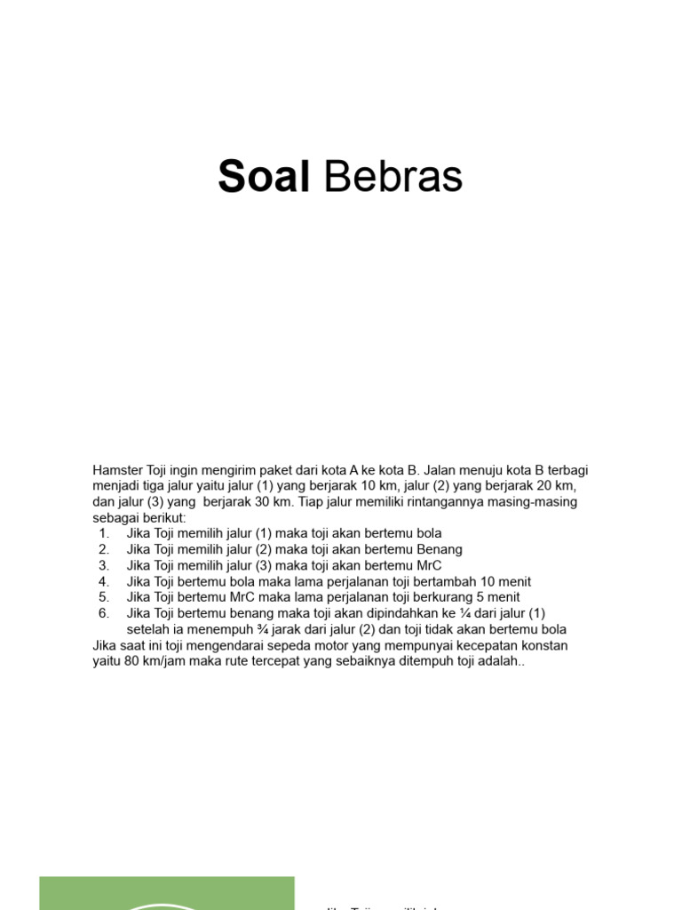 Soal Bebras | PDF