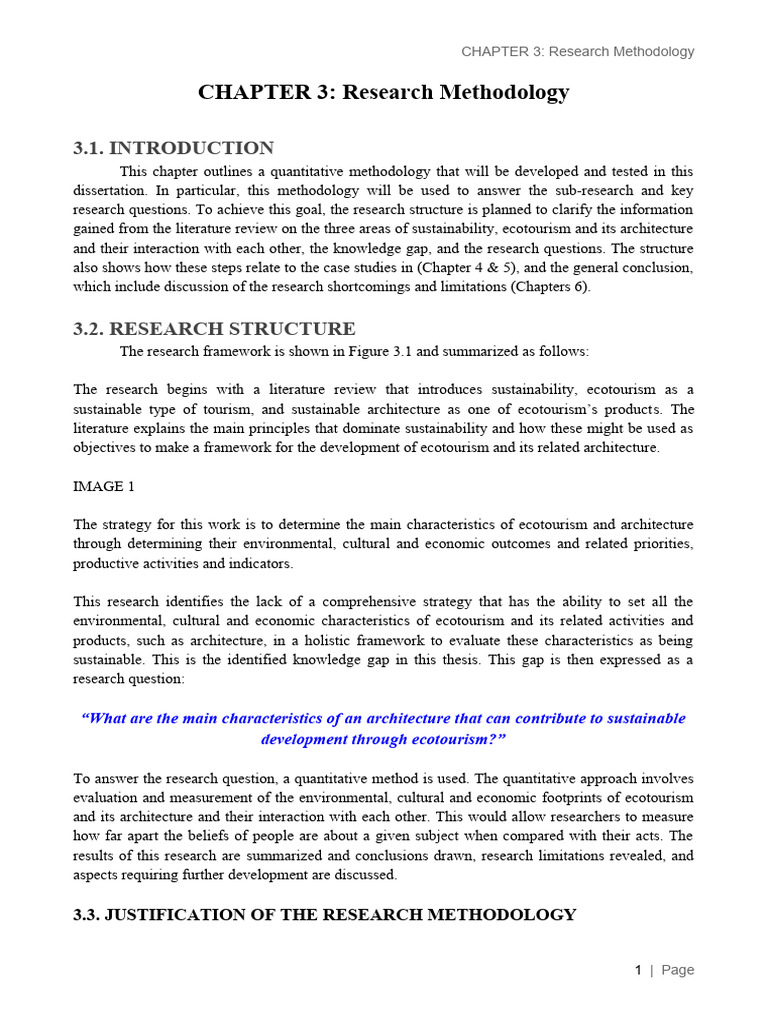 Chapter 3 - Research Methodology | Download Free PDF | Methodology ...