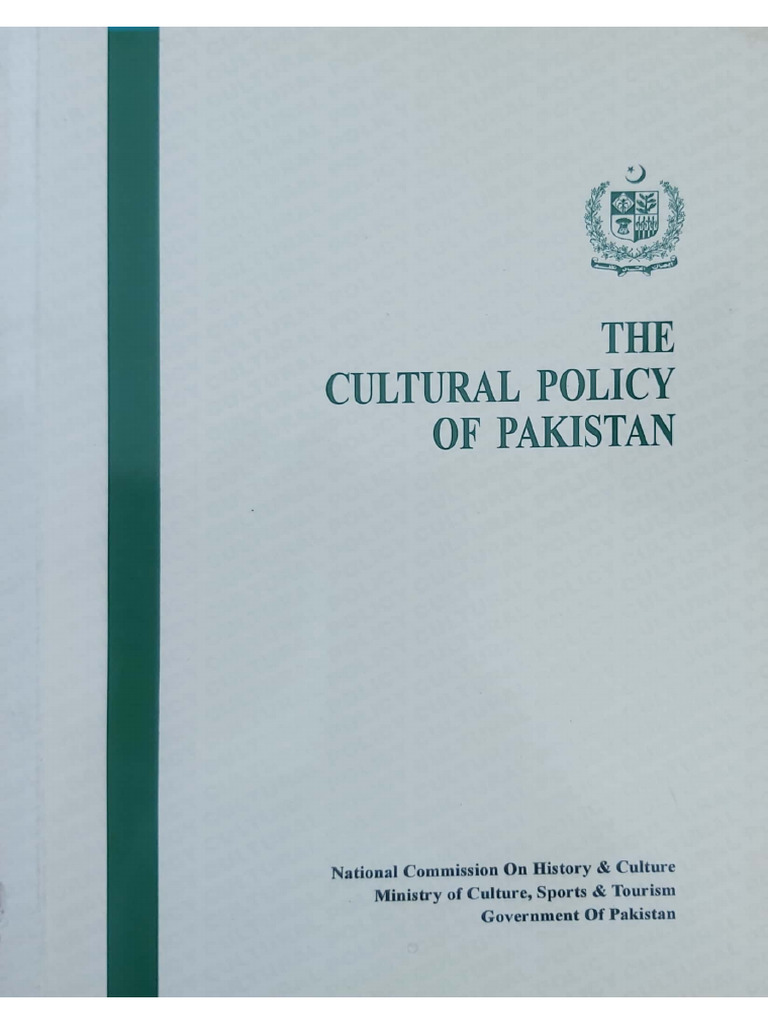 The Culture Policy of Pakistan | PDF