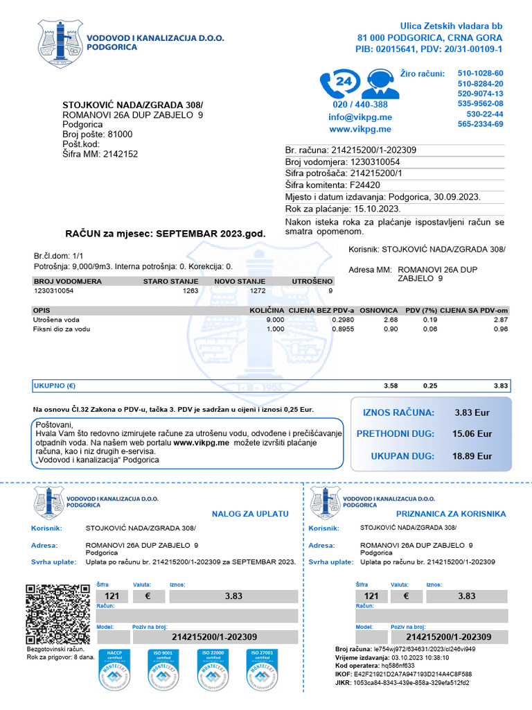 Faktura - 214215200 1 202309 | PDF