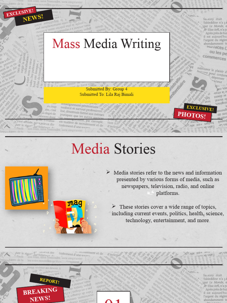 Mass Media Pdf News Newspapers