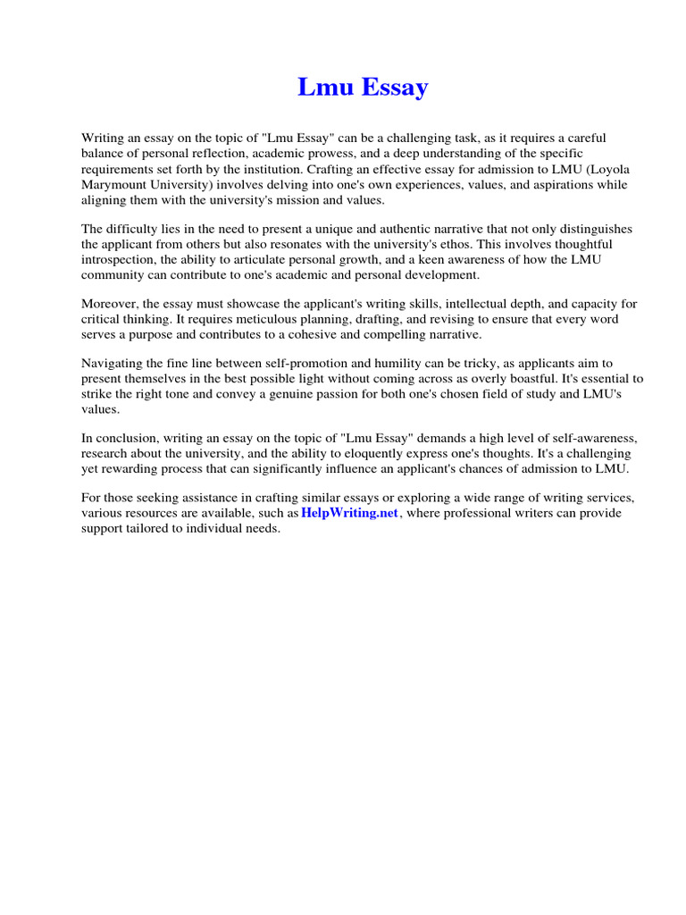 Lmu Essay | PDF | Borderline Personality Disorder | Intersectionality