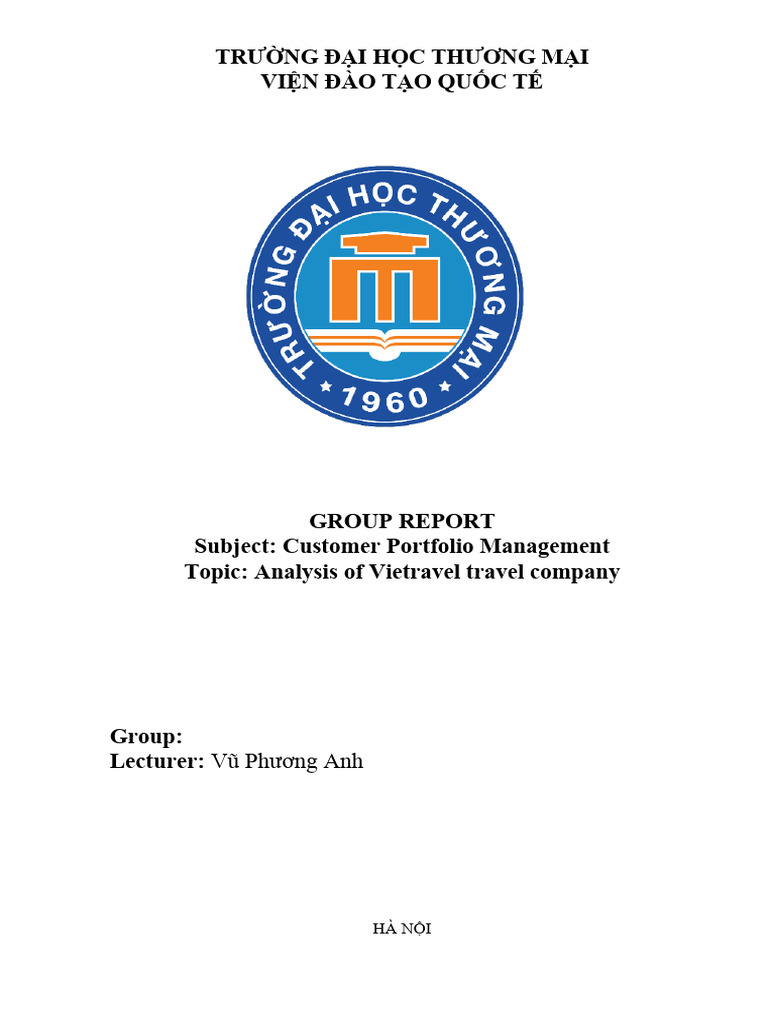 Group Customer Portfolio Management Pdf Tourism Pricing