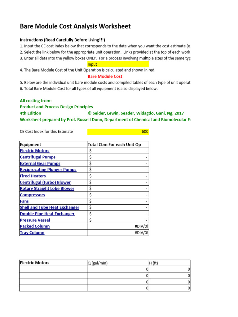 Unlocked Equipment Costing | PDF | Pump | Steel