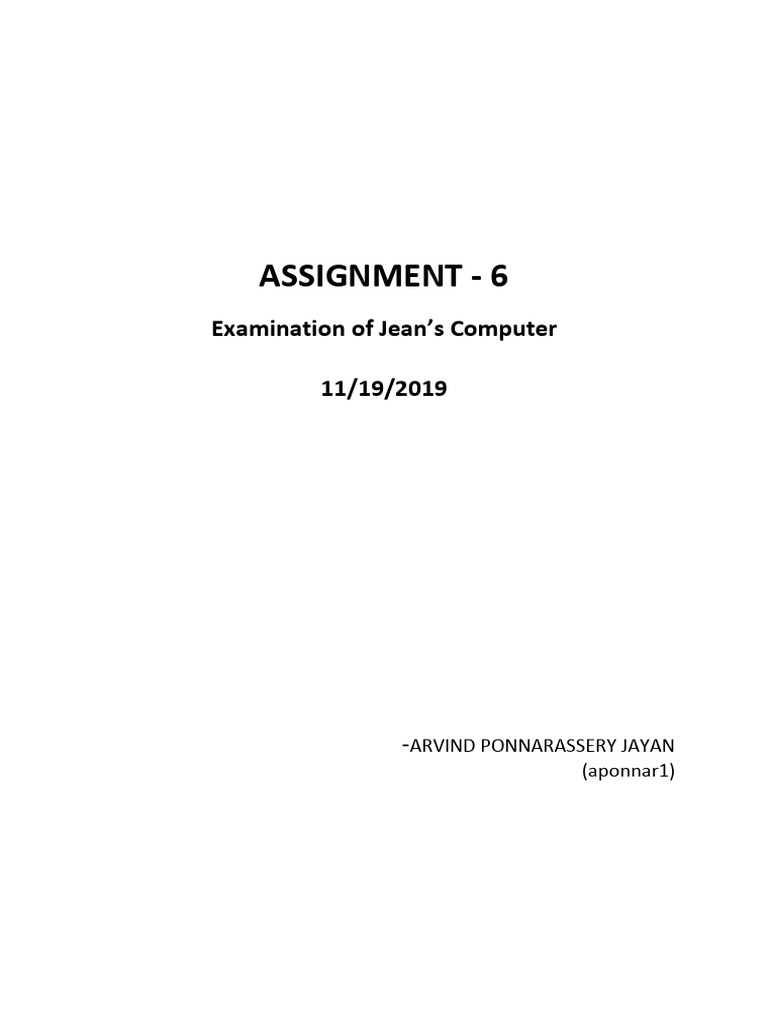 Forensic Examination Report | PDF | Windows Registry | Computer File