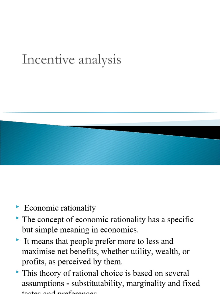 Econ - Unit - 9.2 - Incentive Analysis | PDF | Taxes | Economics