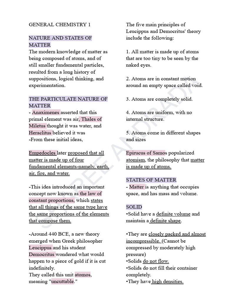 General Chemistry 1 3 | Download Free PDF | Chemical Substances | Mixture