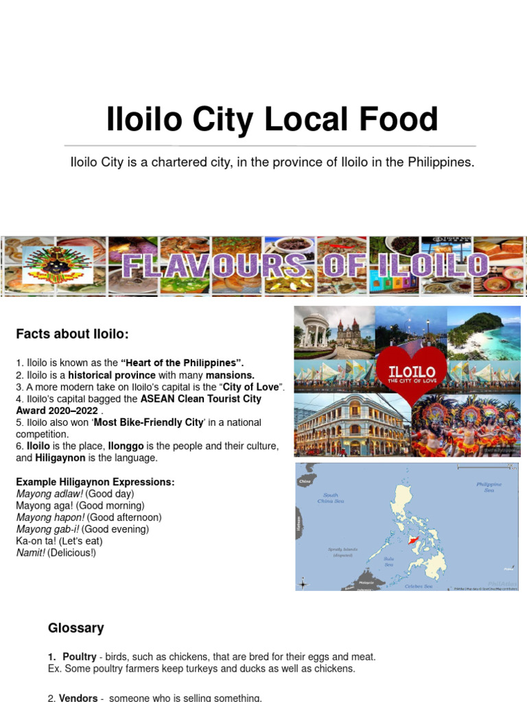 Iloilo City's Culinary Delicacies Guide | PDF | Scallion | Dumpling
