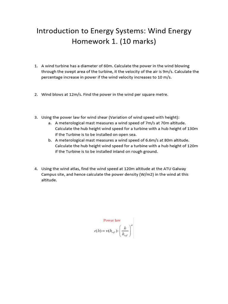 Introduction To Energy Systems | PDF