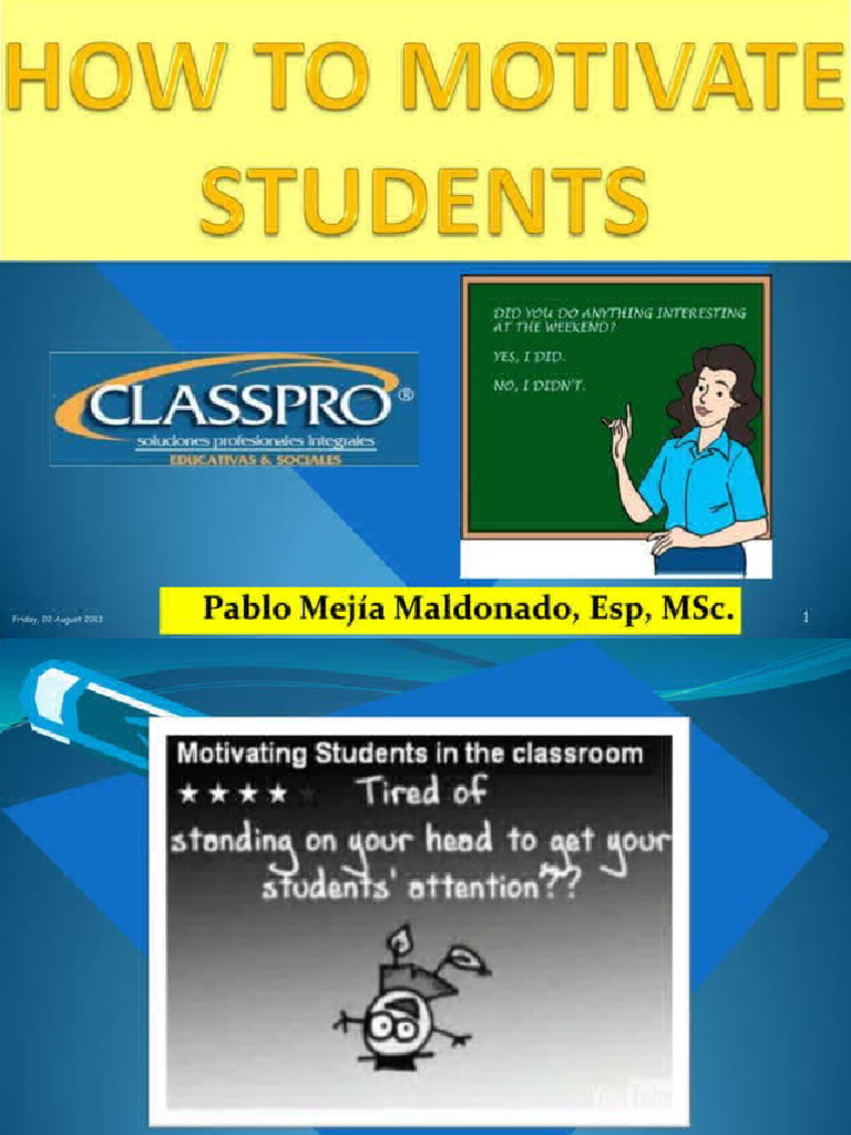 How To Motivate Students | PDF