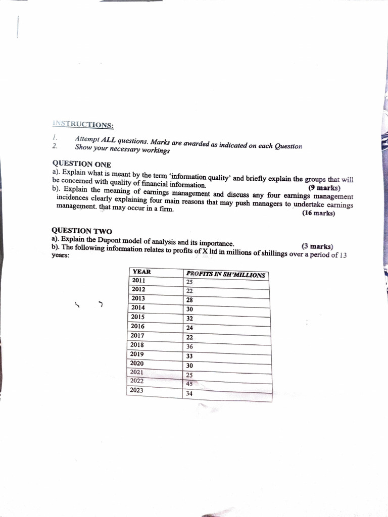 Financial analysis questions | PDF | Forecasting | Applied Mathematics