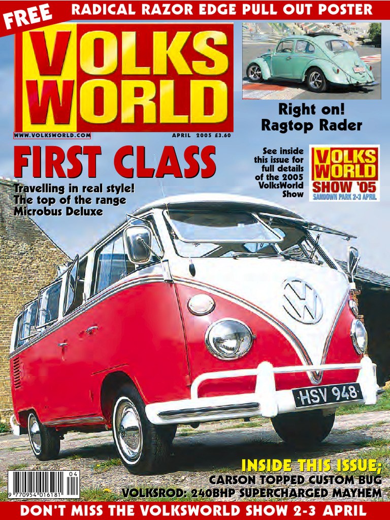 VolksWorld - 2005 Issue 04 April | PDF | Land Vehicles | Motor Vehicle